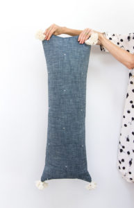 DIY Cotton Lumbar Pillow - Sarah Sherman Samuel